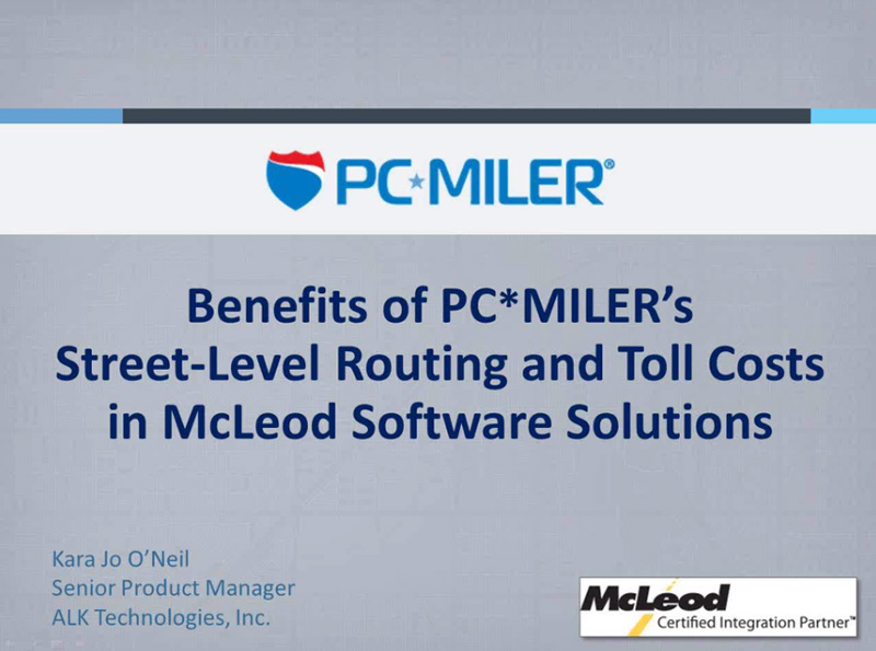 Webinars | McLeod Software