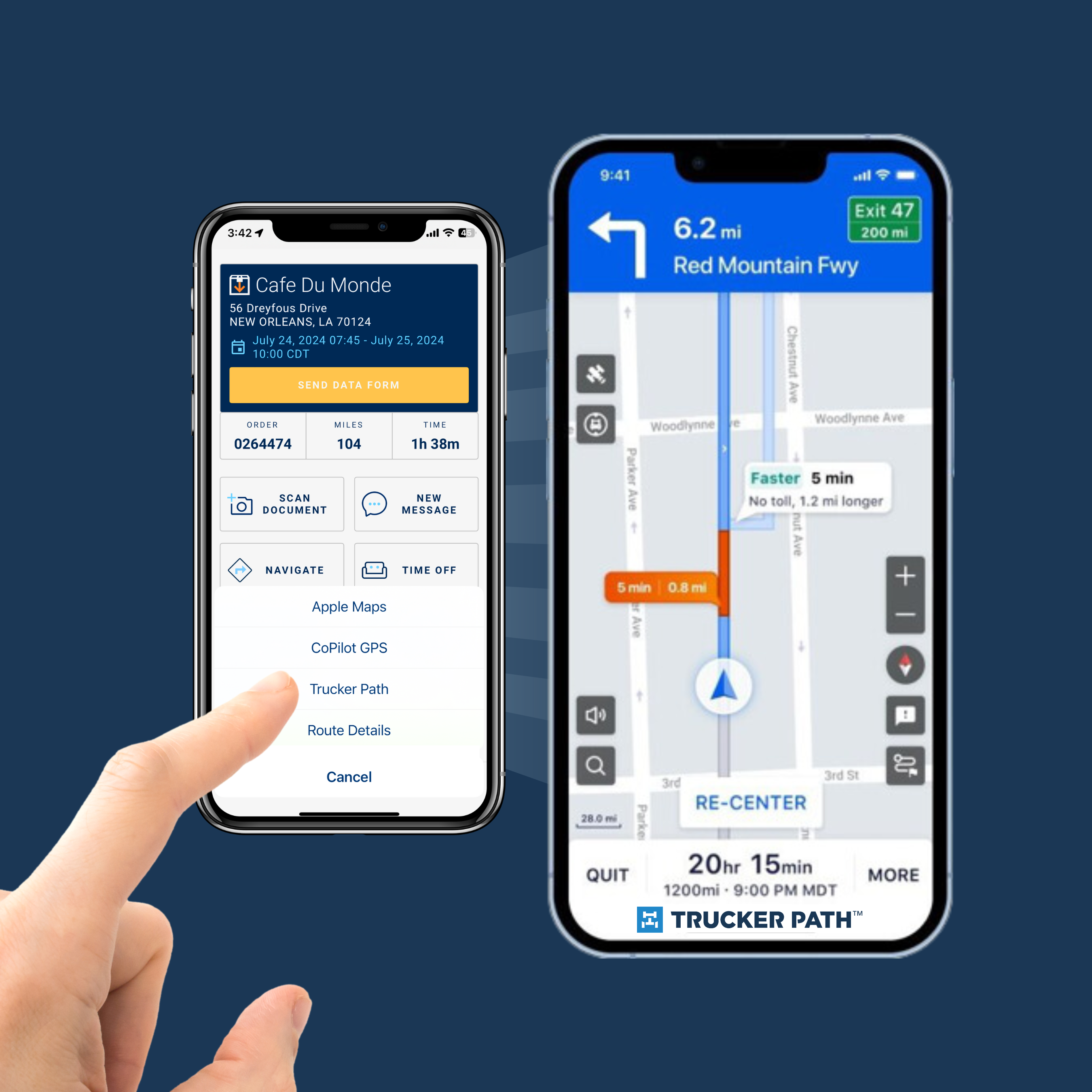McLeod Software and Trucker Path Link TMS and Navigation App ...